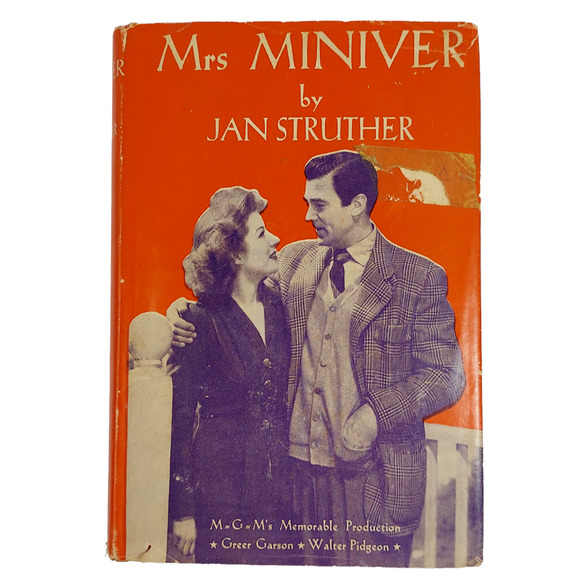 Books | Other | 942 Mrs Miniver Jan Struther Hardcover Book Dust Jacket ...